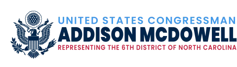 Congressman Addison McDowell | Representing North Carolina's 6th District